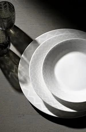 MISSONI HOME TABLEWARE Salad Bowl Zig Zag Diam. 10.5" X 4.3"