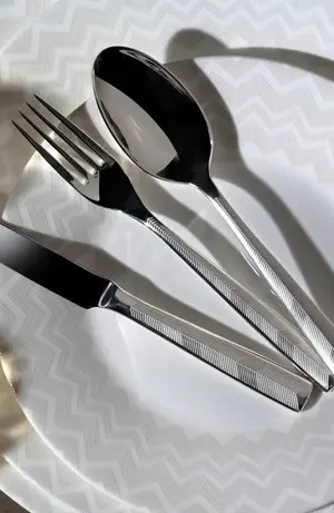 MISSONI HOME TABLEWARE Table Forks Zig Zag Set Of 6 Steel L 8