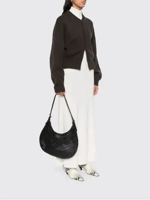 Dragon Diffusion Mezza Luna Woven Leather Bag
