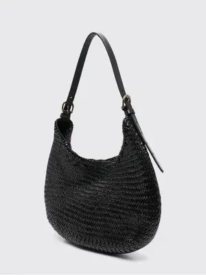 Dragon Diffusion Mezza Luna Woven Leather Bag