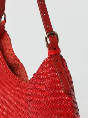 Dragon Diffusion Mezza Luna Woven Leather Shoulder Bag
