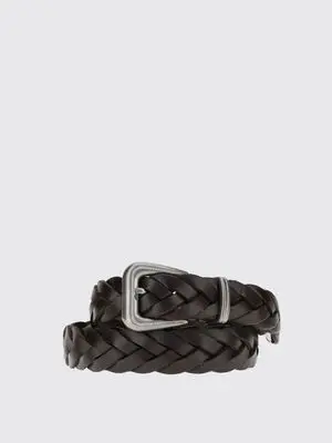 Brunello Cucinelli Braided Belt - Dark