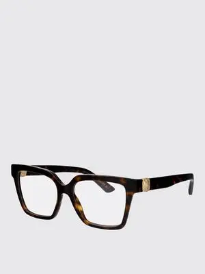Dolce & Gabbana Tortoiseshell Acetate Rectangle Eyeglasses - Brown