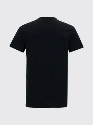 Versace Short-sleeved Slim Fit T-shirt In Cotton With Medusa Logo