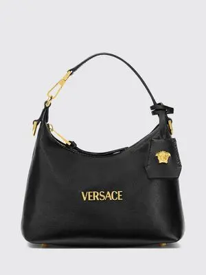 Versace Leather Mini Bag - Black