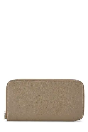 Hermès Etoupe Epsom 'in Continental Wallet - Grey