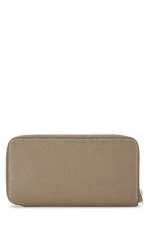 Hermès Etoupe Epsom 'in Continental Wallet - Grey