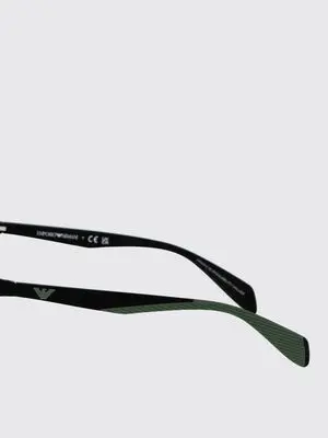 Emporio Armani Rectangle Frame Sunglasses - Black