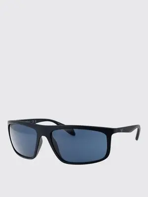 Emporio Armani Emporio Armani Rectangle Frame Sunglasses Blue