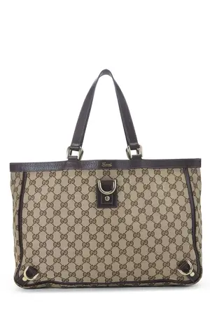 Gucci Original Gg Abbey Tote - Brown