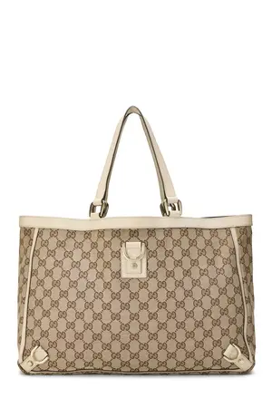 Gucci Gucci Original GG Abbey Tote Large Cream
