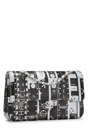 Chanel Calfskin Graffiti Classic Flap