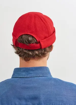 Saint James Marin Miki Watch Cap - Red