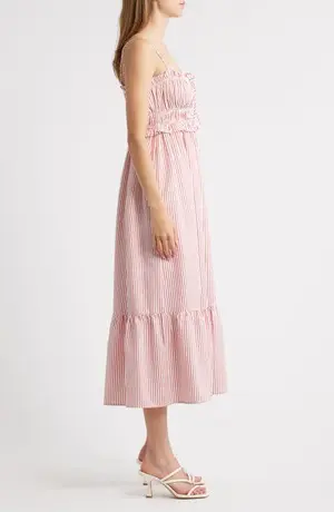 ALL IN FAVOR Stripe Sundress