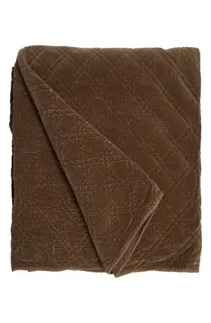 POM POM AT HOME Brussels Coverlet - Walnut