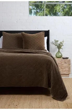 POM POM AT HOME Brussels Coverlet - Walnut