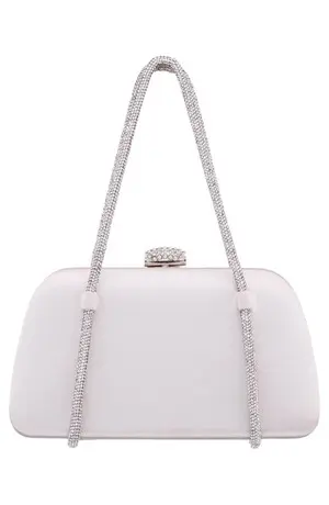 Nina Camara Frame Clutch - Ivory
