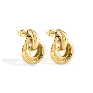 MAZIN JEWELS Seville Hoop Earrings - Gold