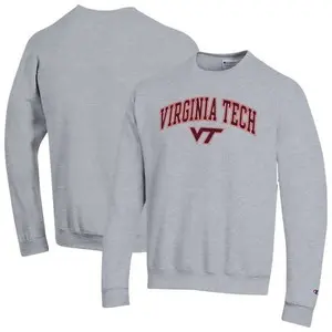 Champion Virginia Tech Hokies Arch Over Logo Pullover Sweatshirt
