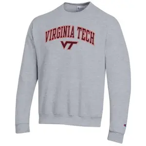Champion Virginia Tech Hokies Arch Over Logo Pullover Sweatshirt