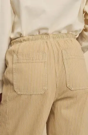 NEXT Striped Tie-waist Cotton Pants
