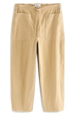 NEXT Striped Tie-waist Cotton Pants