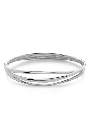 Monica Vinader Nura Wrap Bangle - Sterling Silver