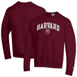Champion Harvard Arch Over Logo Pullover Sweatshirt