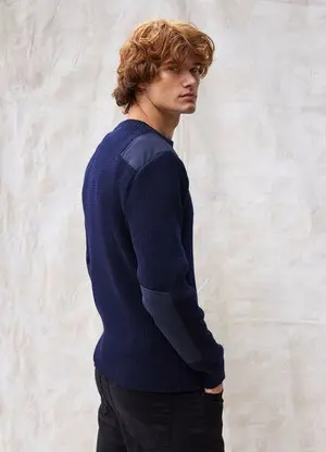 Saint James Condor Ii Breton Sweater With Canvas Patches