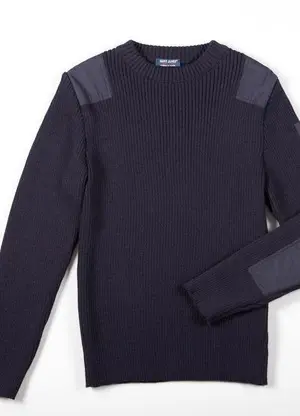 Saint James Condor Ii Breton Sweater With Canvas Patches