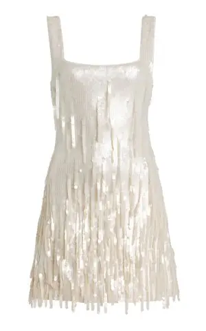 Staud Le Sable Sequined Mini Dress