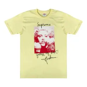 Supreme Madonna T-shirt 'pale - Yellow