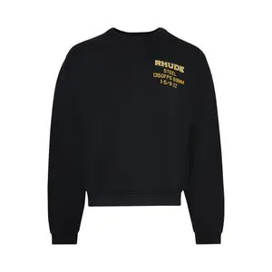 Rhude Steel Crewneck Vintage - Black
