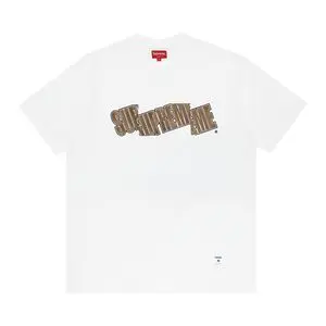 Supreme Cut Logo Short-sleeve Top - White