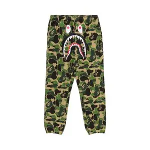 A BATHING APE Abc Camo Shark Regular Fit Sweatpants
