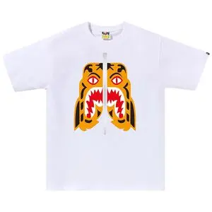 A BATHING APE Tiger Tee - White