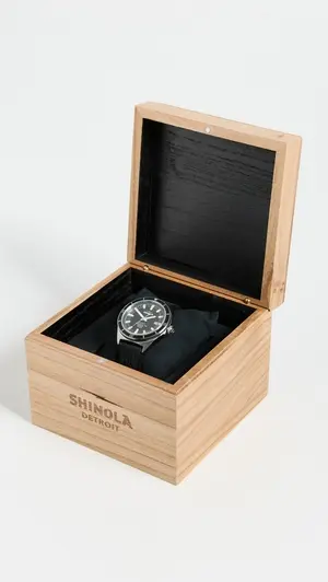 Shinola Duck 3hd Strap Watch - Black