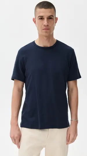 Rag & Bone Classic Flame Tee - Navy