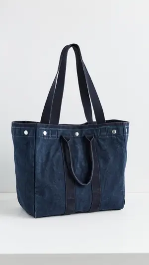 ALEX MILL Canvas Tote Bag - Navy