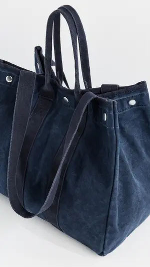 ALEX MILL Canvas Tote Bag - Navy