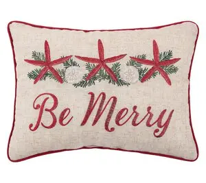 VALERIE PARR HILL Be Merry Starfish Pillow Valerie - One-color