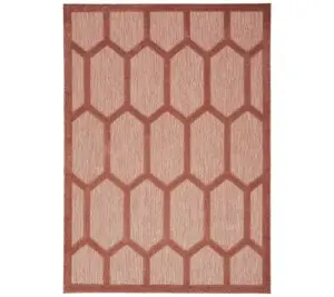 NOURISON HOME 5'x7' Honeycomb Indoor/outdoor Area Rug - One-color