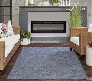 NOURISON HOME Home Washable Textured Indoor/outdoor 5' X 7' Rug - One-color