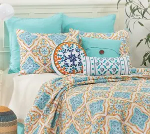 C&F HOME Terrace Medallion Twin Quilt Set