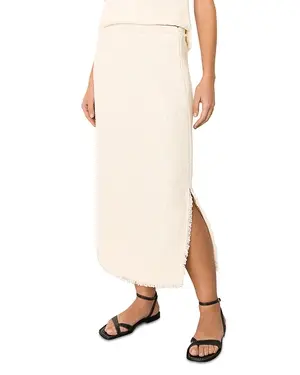 Whistles Lucie Boucle Pencil Skirt - Ivory