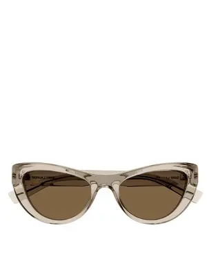 Saint Laurent Script Cat Eye Sunglasses