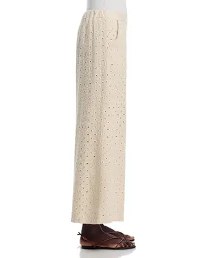 LA FEE MARABOUTEE Eyelet Trousers
