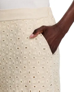LA FEE MARABOUTEE Eyelet Trousers