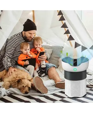 MECALE Air Purifier With Sleep Mode For Home Office Up To 1300 Sq Ft