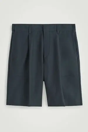 Cos Cotton-twill Chino Shorts - Blue
